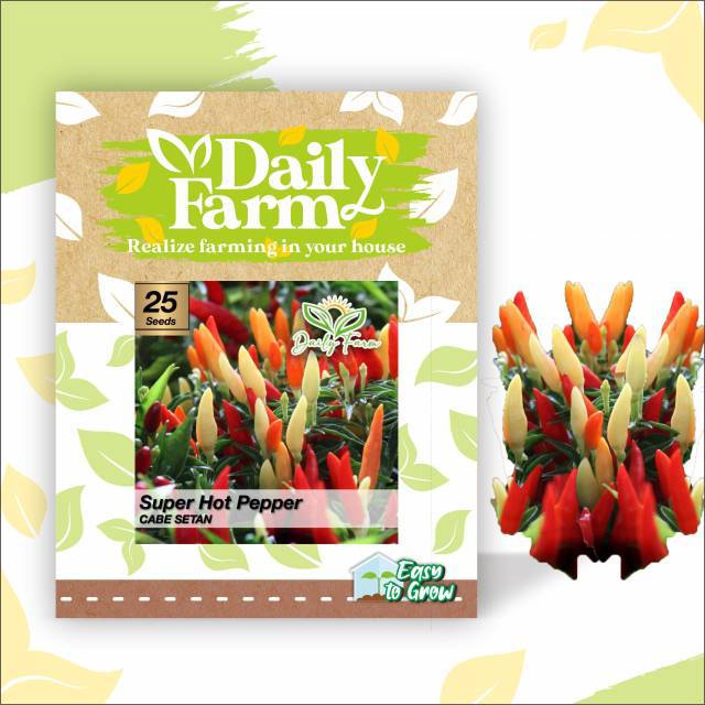 Jual Daily Farm - Benih Bibit Cabe setan Hot Pepper | Shopee Indonesia