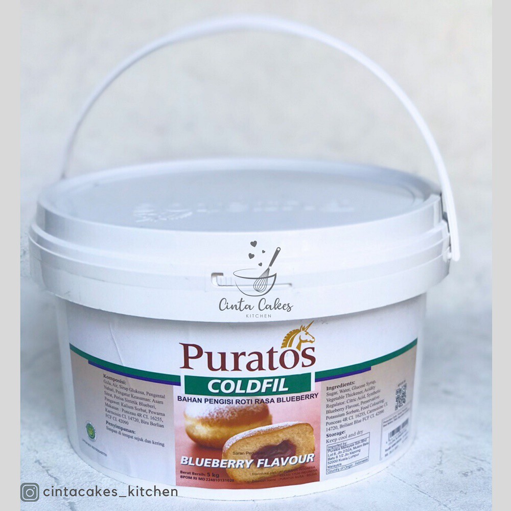 Jual Topping & Filling - Blueberry Coldfill Puratos Repack 1 Kg - Selai ...