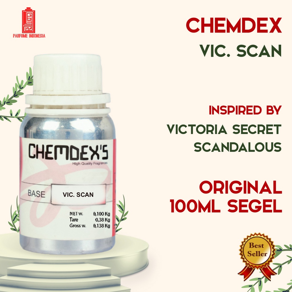 Jual bibit parfum murni VIC SCAN / VIC SCANDALOUS CHEMDEX'S 100ML SEGEL ...