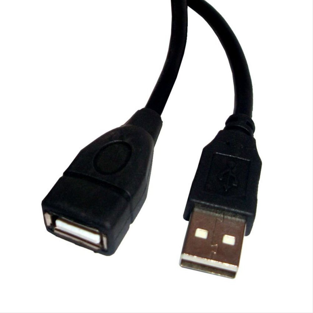 Jual CABLE USB EXTENSION 2.0 HITAM 1.5 METER / KABEL PERPANJANGAN USB 1 ...