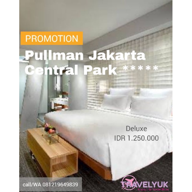 Jual Pullman Jakarta Indonesia Central Park ***** - Deluxe | Shopee ...