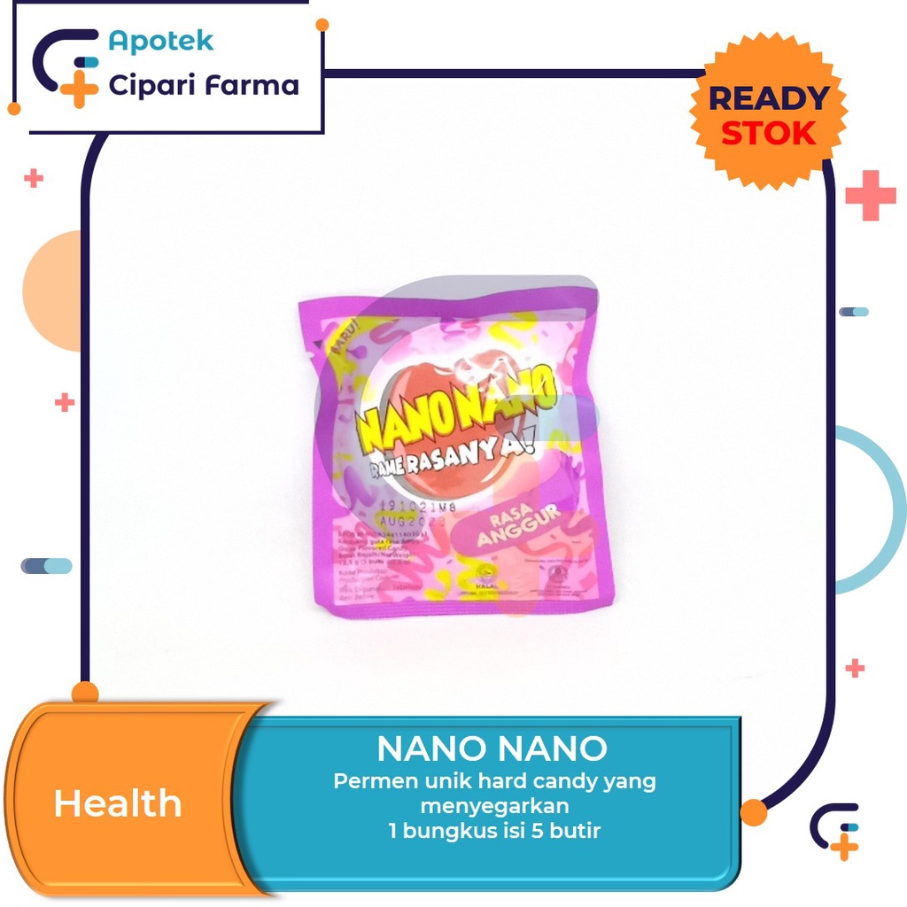 Jual Nano Nano Permen Rasa Manis Asam Asin Rame Rasanya 1 Sachet ...