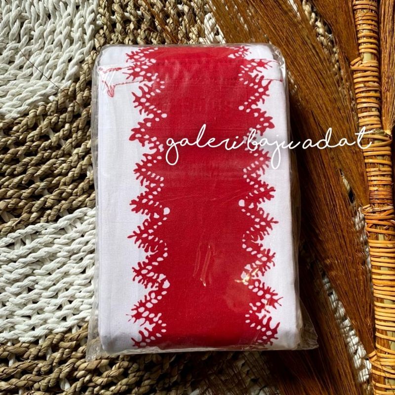 Jual Paket Angkin / Sabuk Beskap - Warna Sindur, Merah Putih | Shopee ...
