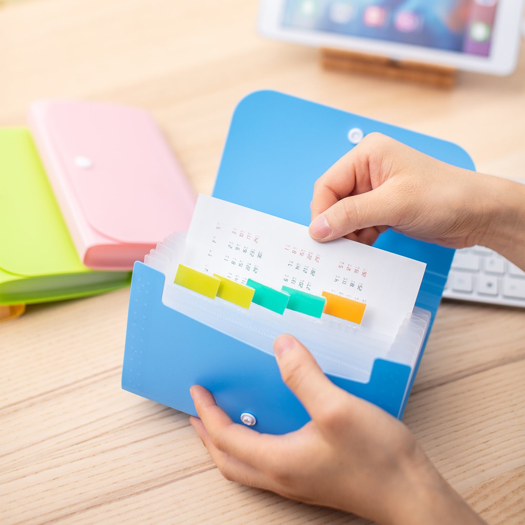 Jual Deli Expanding File A6 12 Pembagi dengan tab index untuk ...