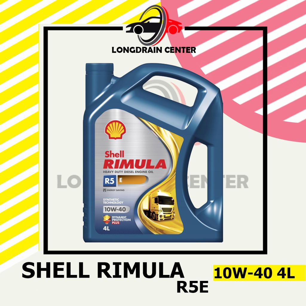 Jual Oli Shell Rimula R5e 10w40 Diesel 4 Liter Original | Shopee Indonesia
