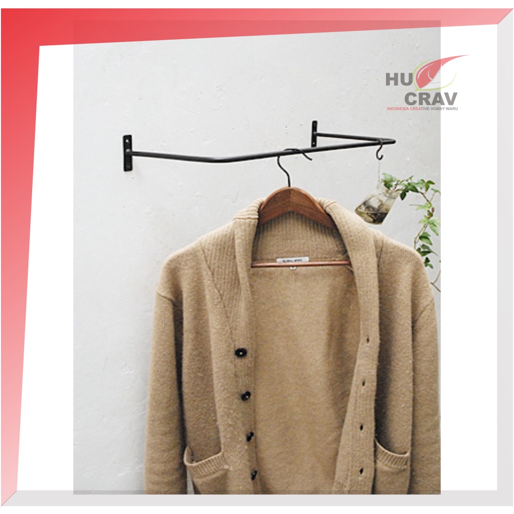 Jual Castok Gantungan Baju Dinding Tempel Gastok Besi Dinding Cantelan ...