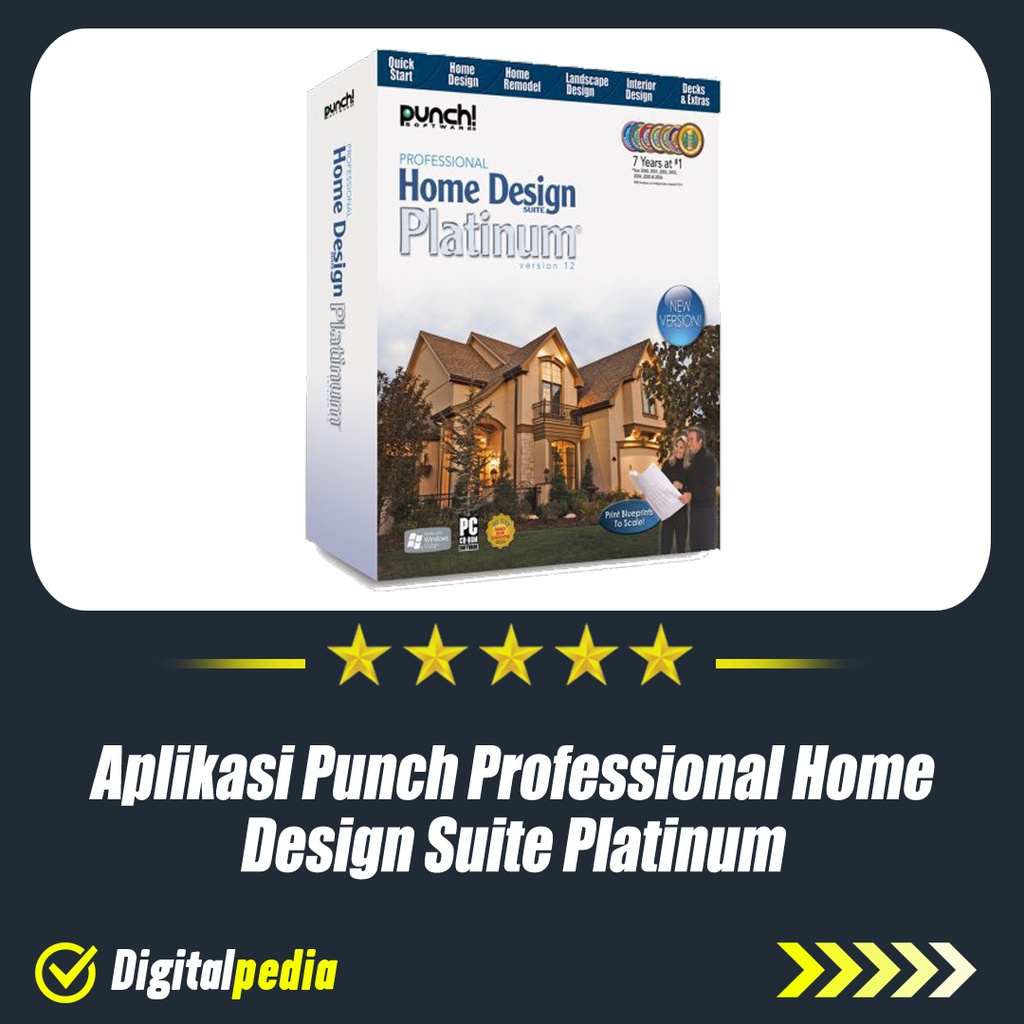 Jual Aplikasi Punch Professional Home Design Suite Platinum Full ...