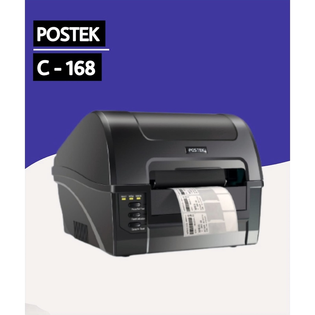 Jual PRINTER BARCODE CETAK LABEL BARANG POSTEK C168 GARANSI 1 TAHUN PANJANG HANDAL DAN ...