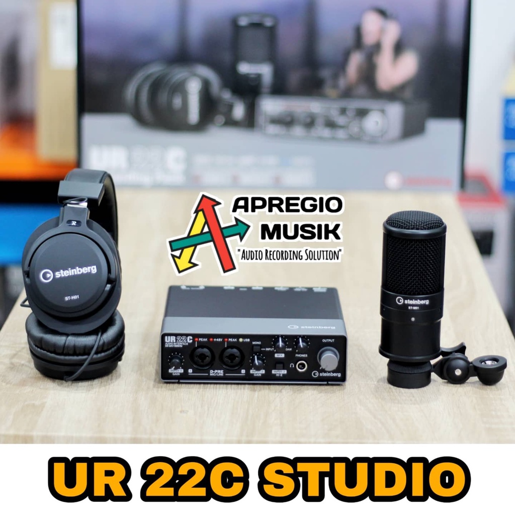 Jual Steinberg UR22C UR22 C Recording Pack Lengkap 32bit 192kHz ...