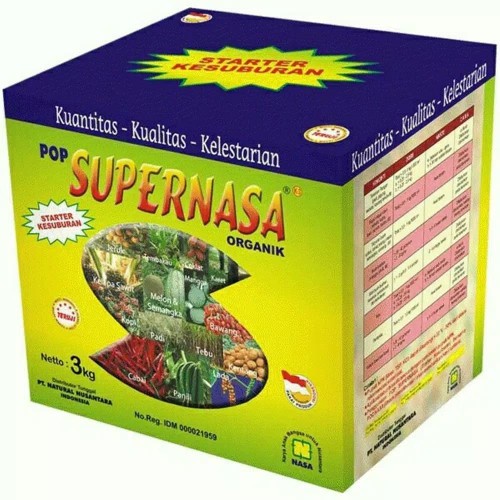 Jual SUPERNASA 1 DUS ISI 4 / SPRB 3KG / PUPUK NASA | Shopee Indonesia