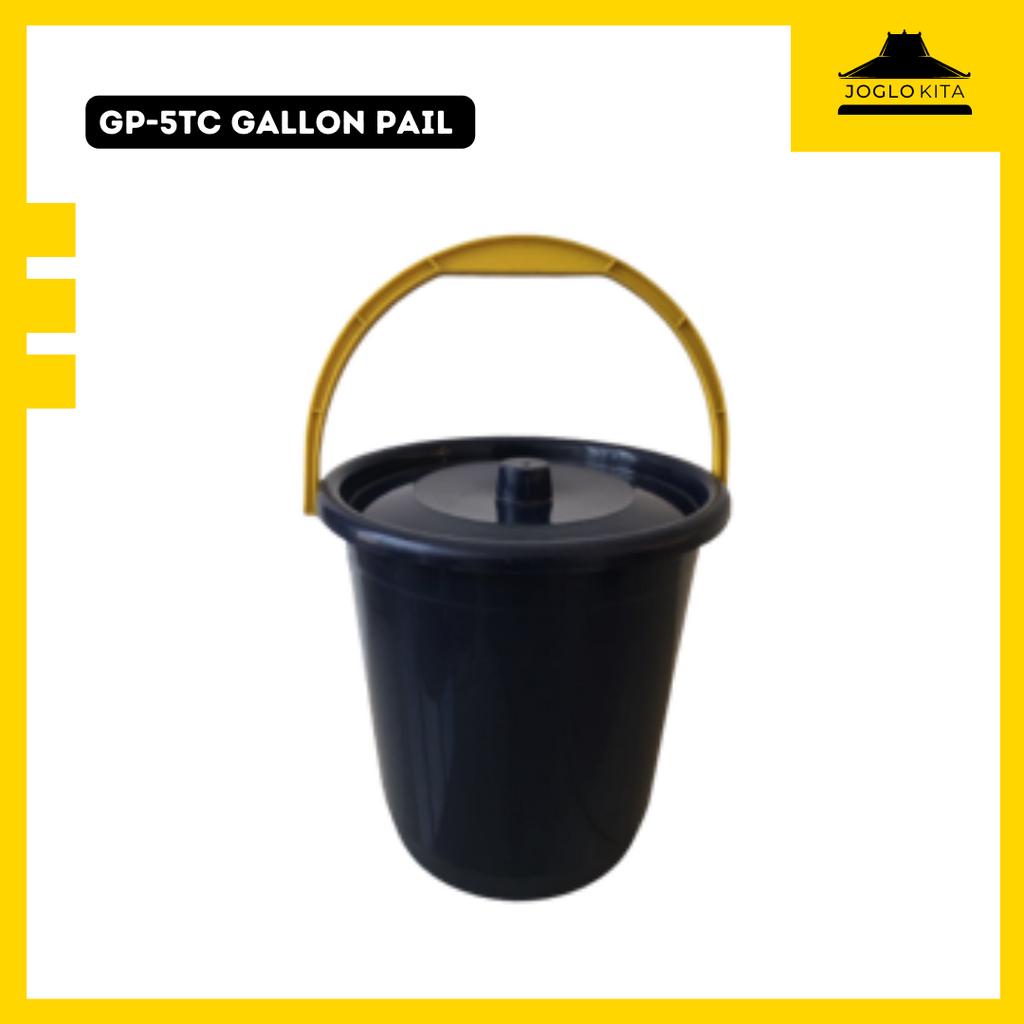 Jual Ember Plastik / Timba Hitam+Tutup Murah/ Ember Plastik Hitam 19 ...
