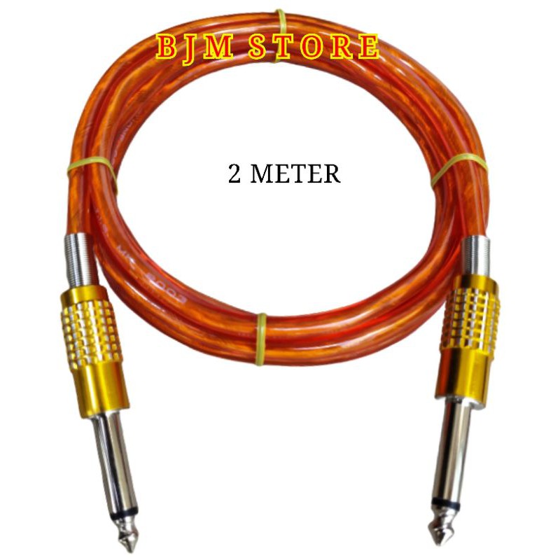Jual KABEL GITAR 2 METER / KABEL GITAR JACK AKAI TO AKAI MONO 2 METER ...