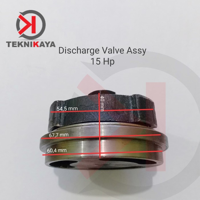 Jual Discharge Valve Assy Klep Katup Keluar Kompresor 15 Hp | Shopee ...