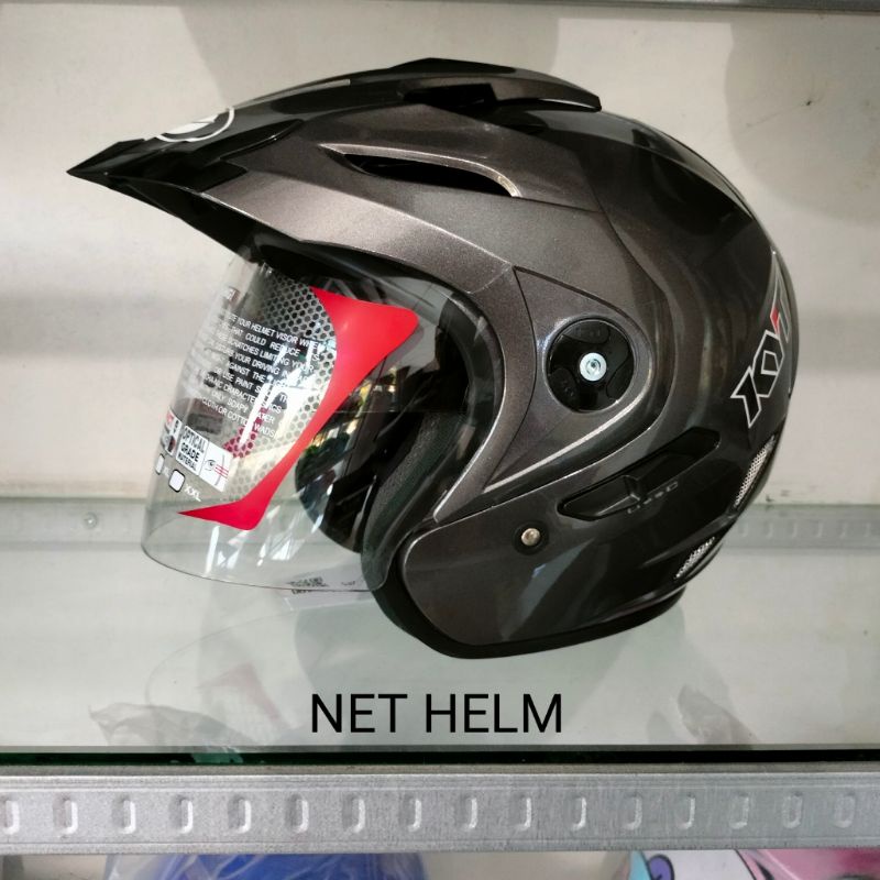 Jual KYT VENOM RR SOLID GUN METAL ORIGINAL KYT VENOM RR | Shopee Indonesia