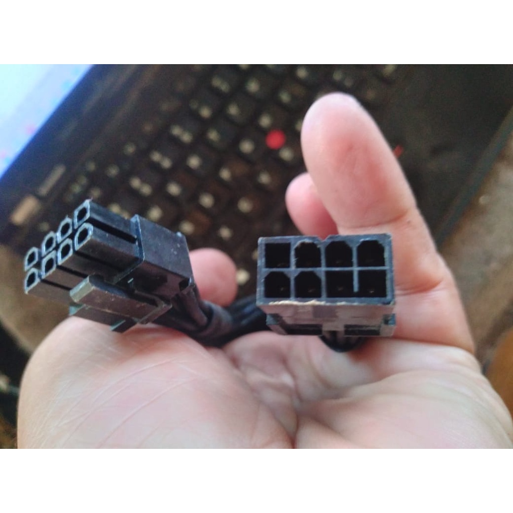 Jual kabel PSU power Dual PCIe 8 pin komputer PCI-E 8 pin molex express ...