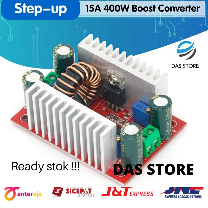 Jual Step up DC 400W up to 15A 10-60v modul converter penaik tegangan DC | Shopee Indonesia