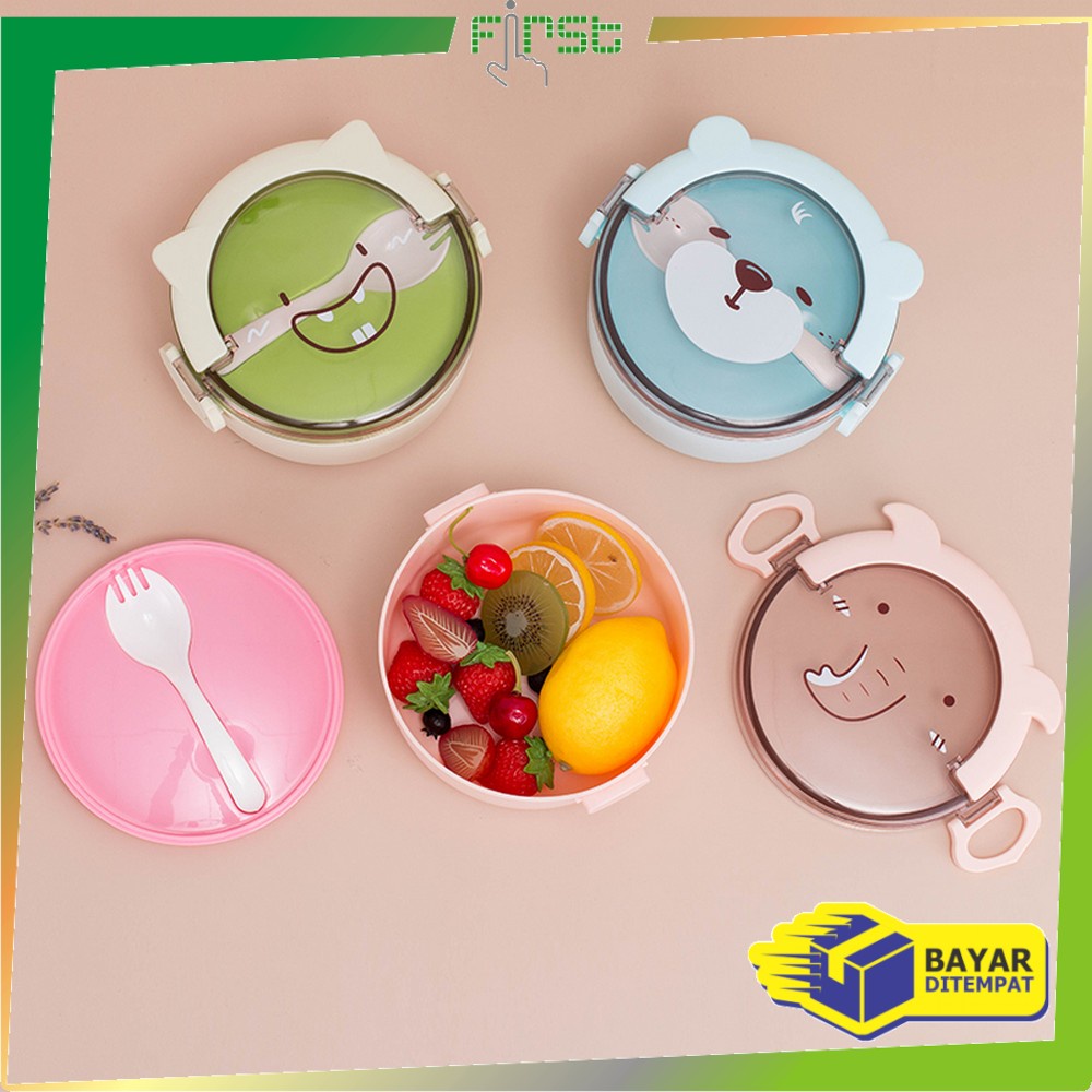 Jual FH-C447 Tempat Makan Anak 3 Tingkat Karakter Kotak Bekal Anak Motif Lucu Rantang Susun Anak ...