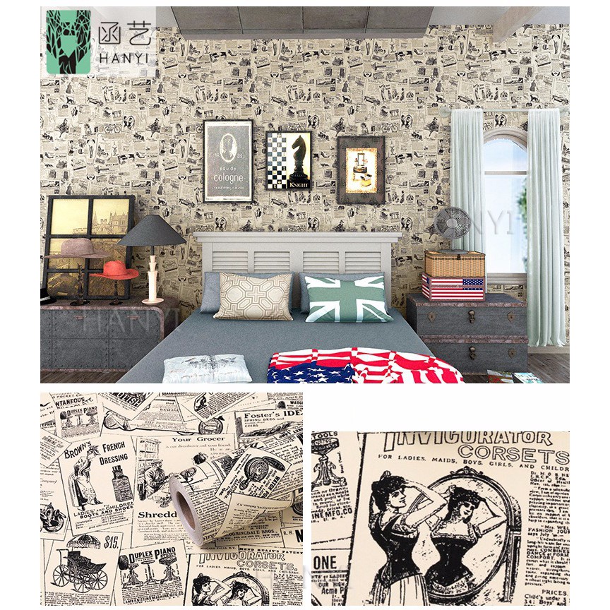 Jual WALLPAPER DINDING KORAN | WALLPAPER RETRO | WALLPAPER DINDING ...