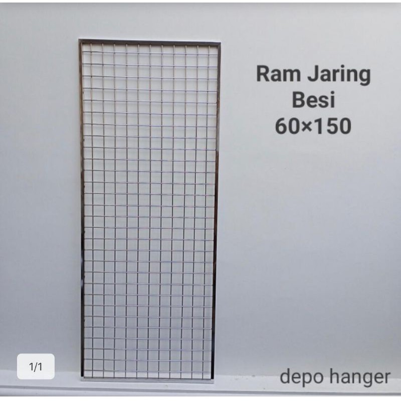 Jual RAK RAM JARING BESI BINGKAI UKURAN 60CM X 150CM | Shopee Indonesia