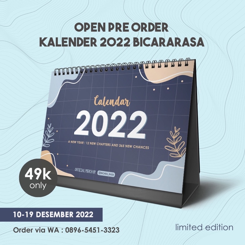Jual Kalender 2022 Bicararasa (Pre Order) | Shopee Indonesia