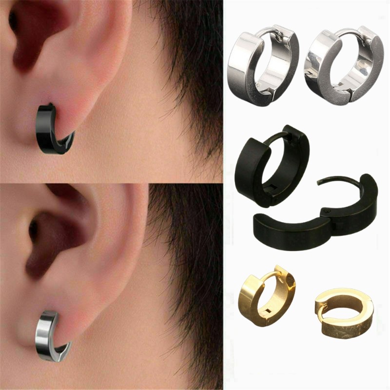 Jual Anting Titanium Jepit Tindik Pria Wanita | Shopee Indonesia