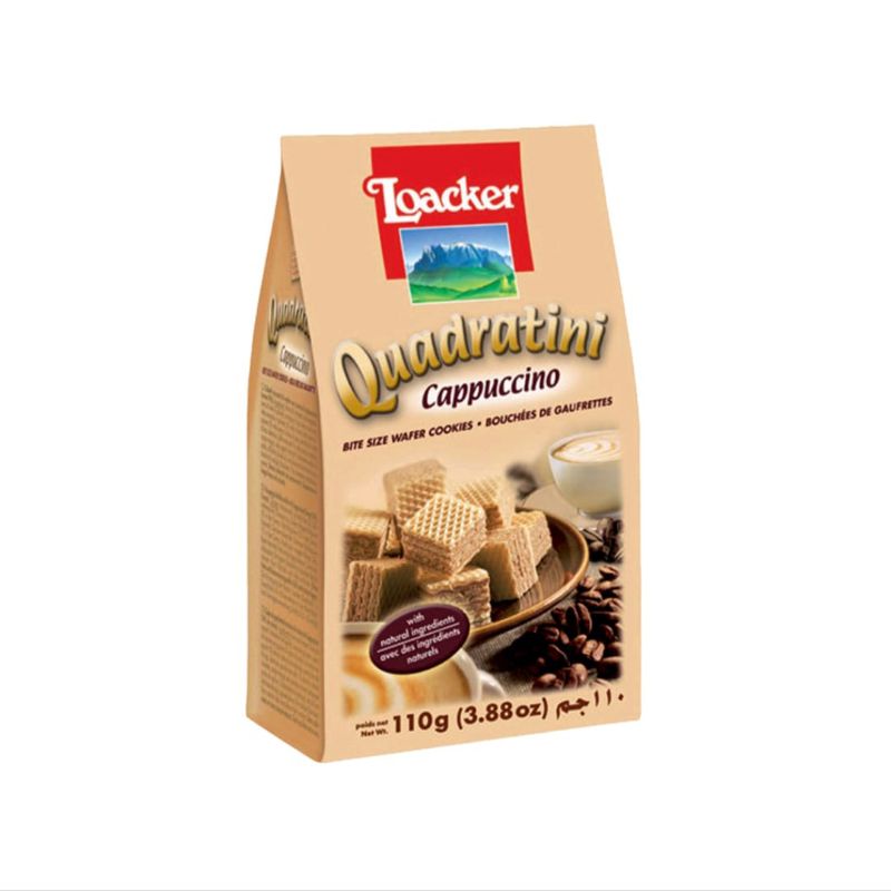 Jual Wafer Loacker Quadratini Cappuccino 125gr | Shopee Indonesia