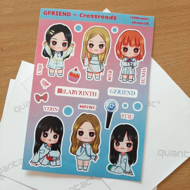 Jual Sticker Chibi GFRIEND CROOSROAD chibi zkwon18 | Shopee Indonesia