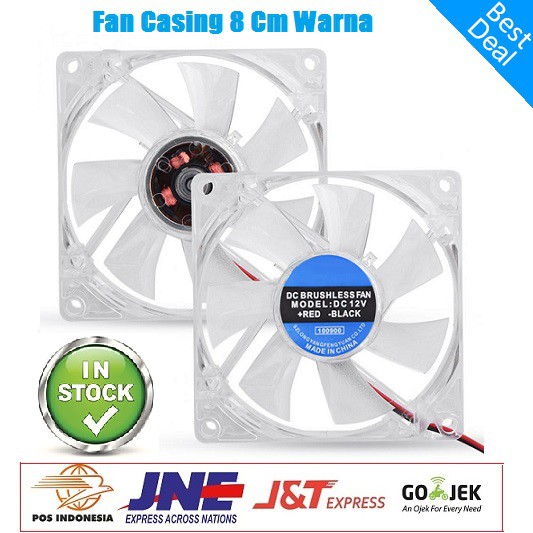 Jual FAN CASING LED UKURAN 8CM - Kipas Pendingin | Shopee Indonesia