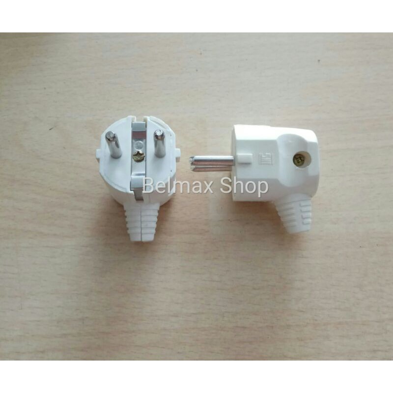 Jual Steker Bengkok L/Colokan Kepala Bengkok/Kepala Colokan/Steker ...