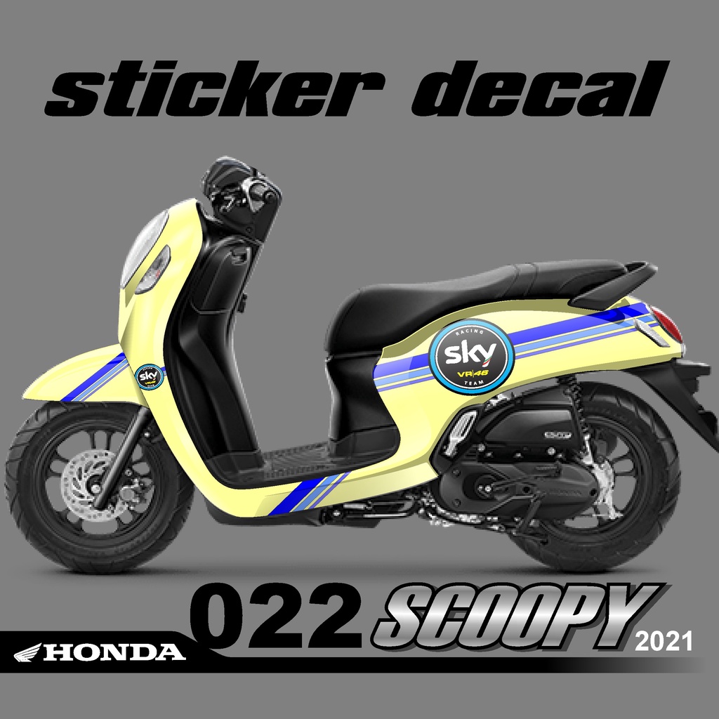 Jual DECAL SCOOPY sticker decal full body motor scoopy new thn 2020 ...