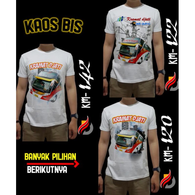 Jual kaos baju bus bis / kramat djati / hang tag | Shopee Indonesia