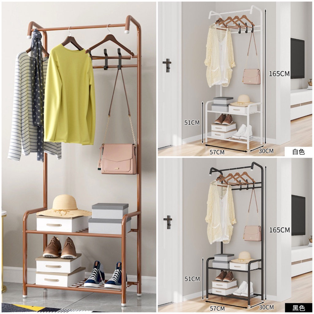 Jual L SHAPE RACK S38 - STAND HANGER BAJU RAK GANTUNGAN PAKAIAN TAS ...