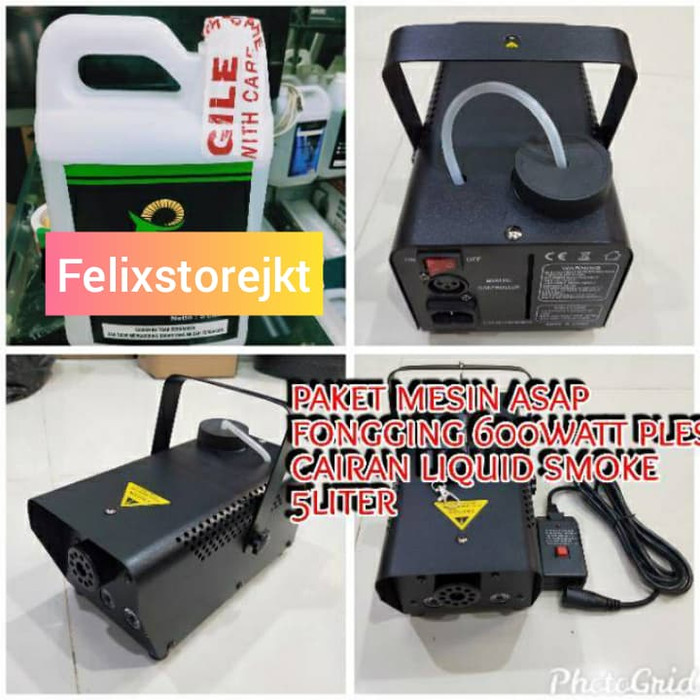Jual Paket Mesin Asap/Fogging Machine 600 Watt + Cairan Disinfektan 5 ...
