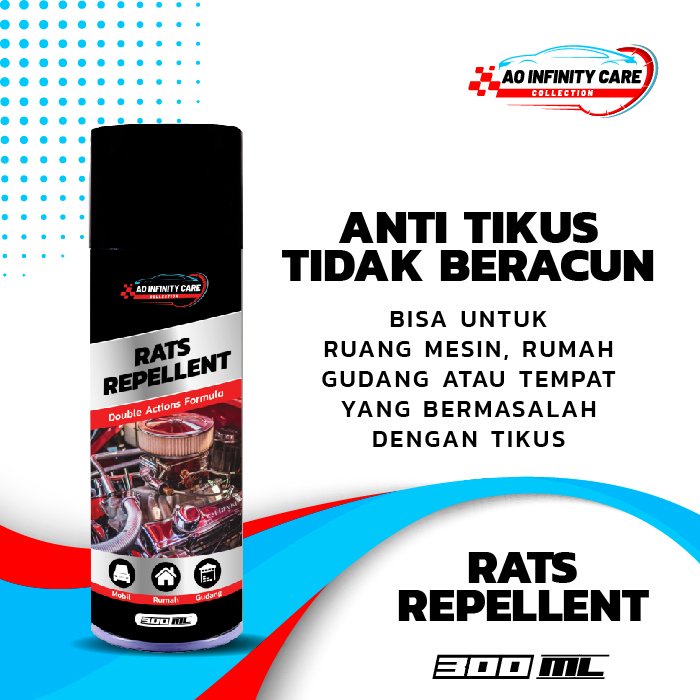 Jual COD Anti Tikus, Spray Pengusir Tikus Ruang Mobil, Gudang, Dapur ...