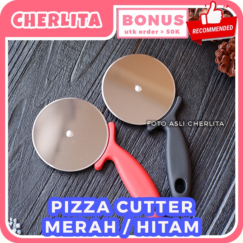 Jual Pizza Cutter Alat Potong Pizza Dough Stainless Steel Berkualitas ...