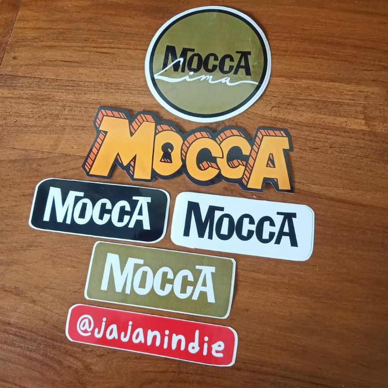 Jual STIKER MOCCA / Stiker band mocca / Stiker band indie indonesia ...