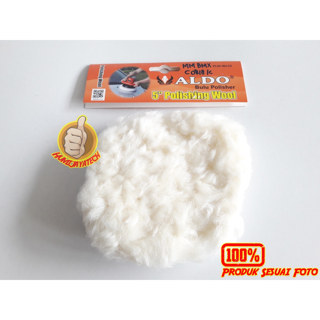 Jual Wool Poles Ukuran 5" Aldo / Kain Wool Polis / Wool Poles 5 inch ...
