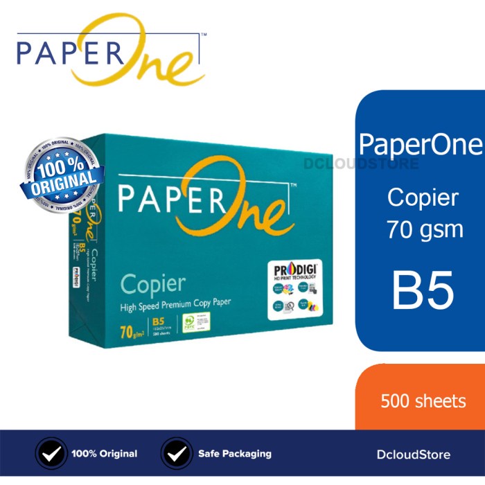 Jual Kertas HVS B5 70 Gram Paper One Copier | Shopee Indonesia