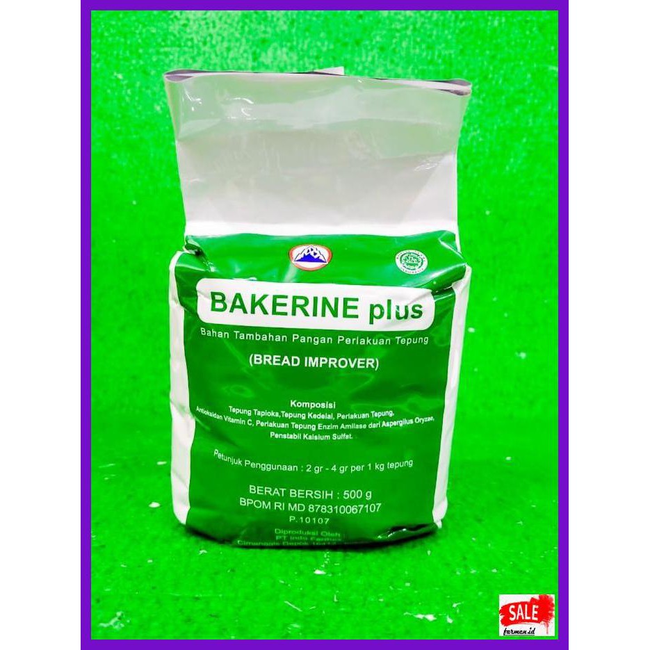 Jual DERPOWBAKING- PENGEMBANG BAKERINE PLUS BREAD IMPROVER 500GR -ASLIII. | Shopee Indonesia