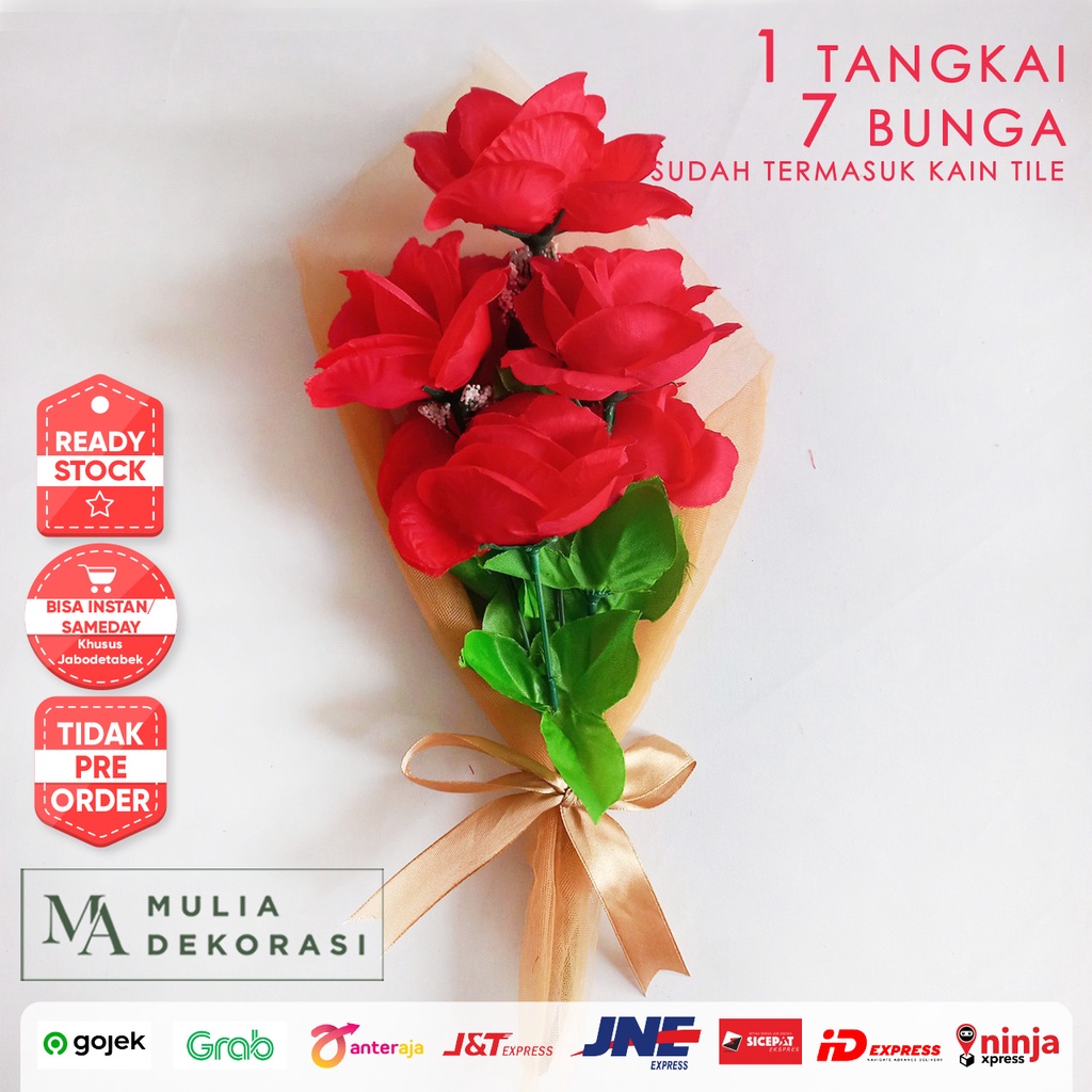 Jual Bucket Bunga Mini Flower Lamaran Seserahan 1 Tangkai 7 Bunga ...