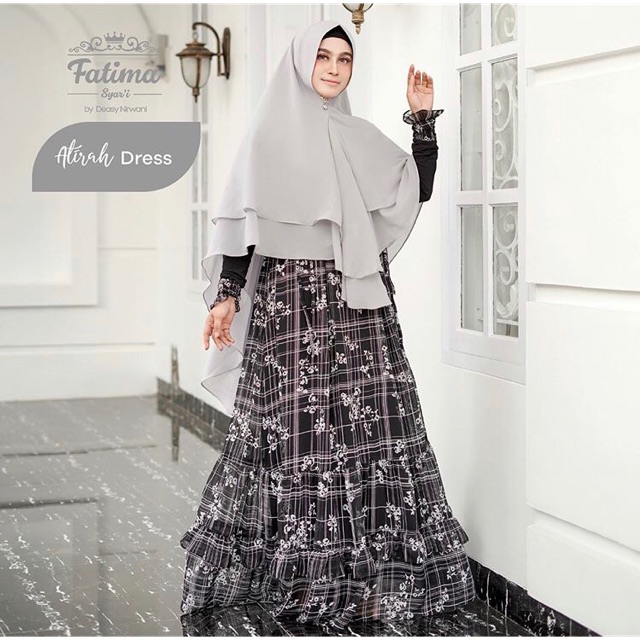 Jual Atirah dress Fatimah syari | Shopee Indonesia