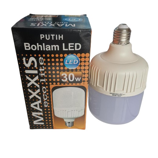 Jual Lampu Bohlam LED 30W 30watt 30wat Maxxis Maxis E27 warna putih ...