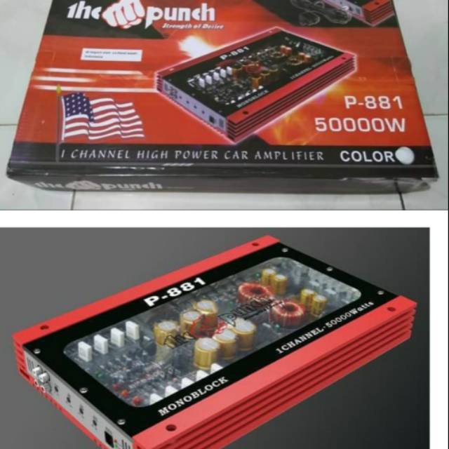 Jual Power 1 channel power Monoblock the punch | Shopee Indonesia