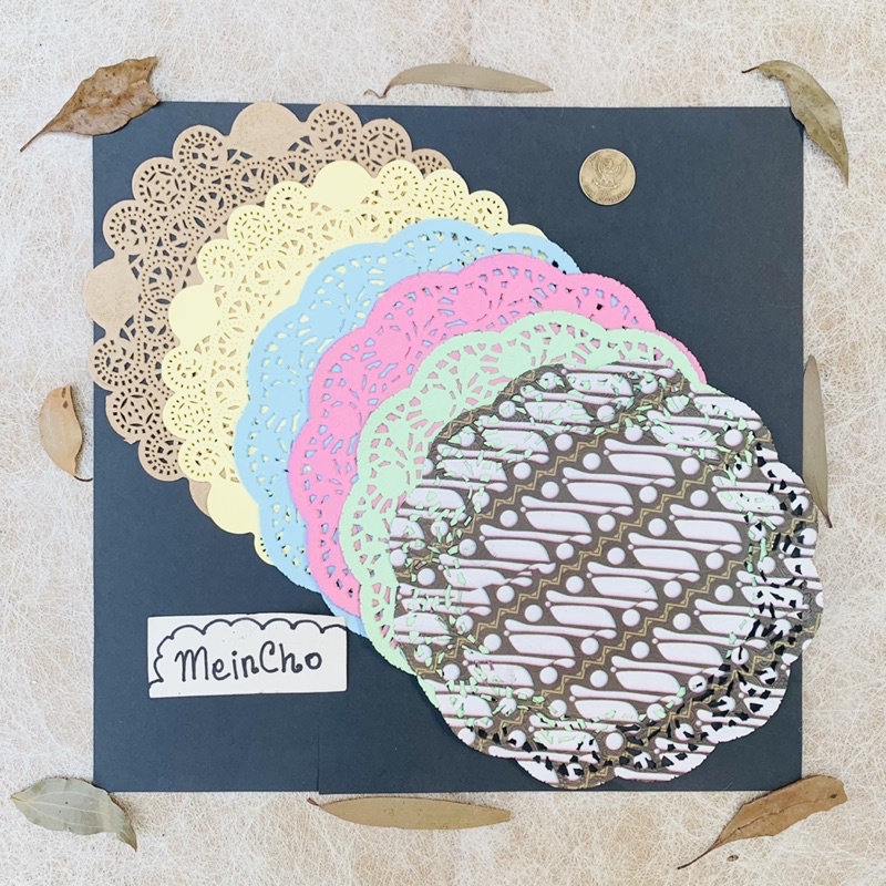 Jual (10 lembar) Kertas Dolly Paper Dollies Doli Doilies Kertas Doly ...