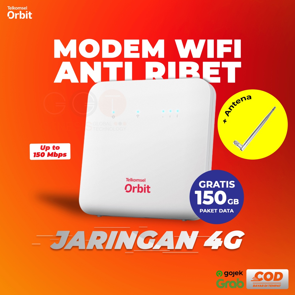 Jual 3.3 Modem Wifi Home Router 4G Telkomsel Orbit Star 2 & Bundling ...