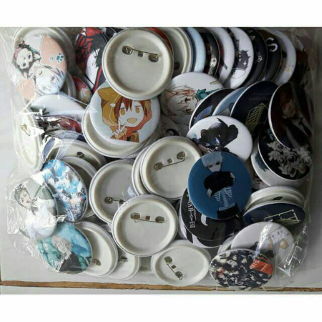 Jual Pin / bross kaleng press custom ukuran 58mm gambar sendiri ...
