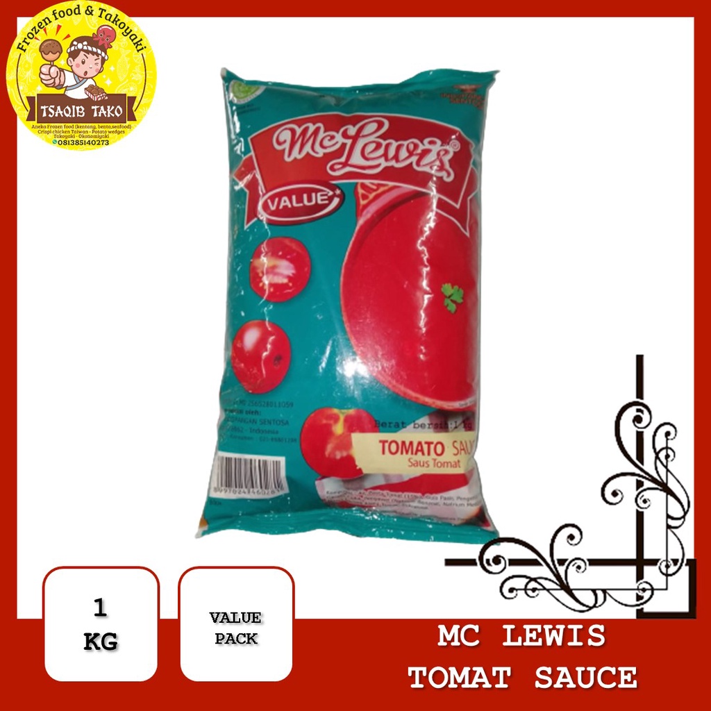 Jual McLewis Saus Tomat Value 1Kg | Shopee Indonesia