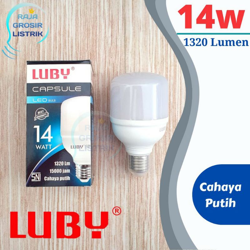 Jual lampu led luby capsule 14 watt | Shopee Indonesia