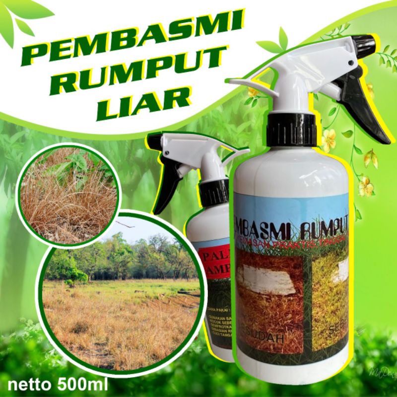 Jual Pembasmi Rumput Liar Gulma Ilalang 500ML Sampai ke akarnya ...