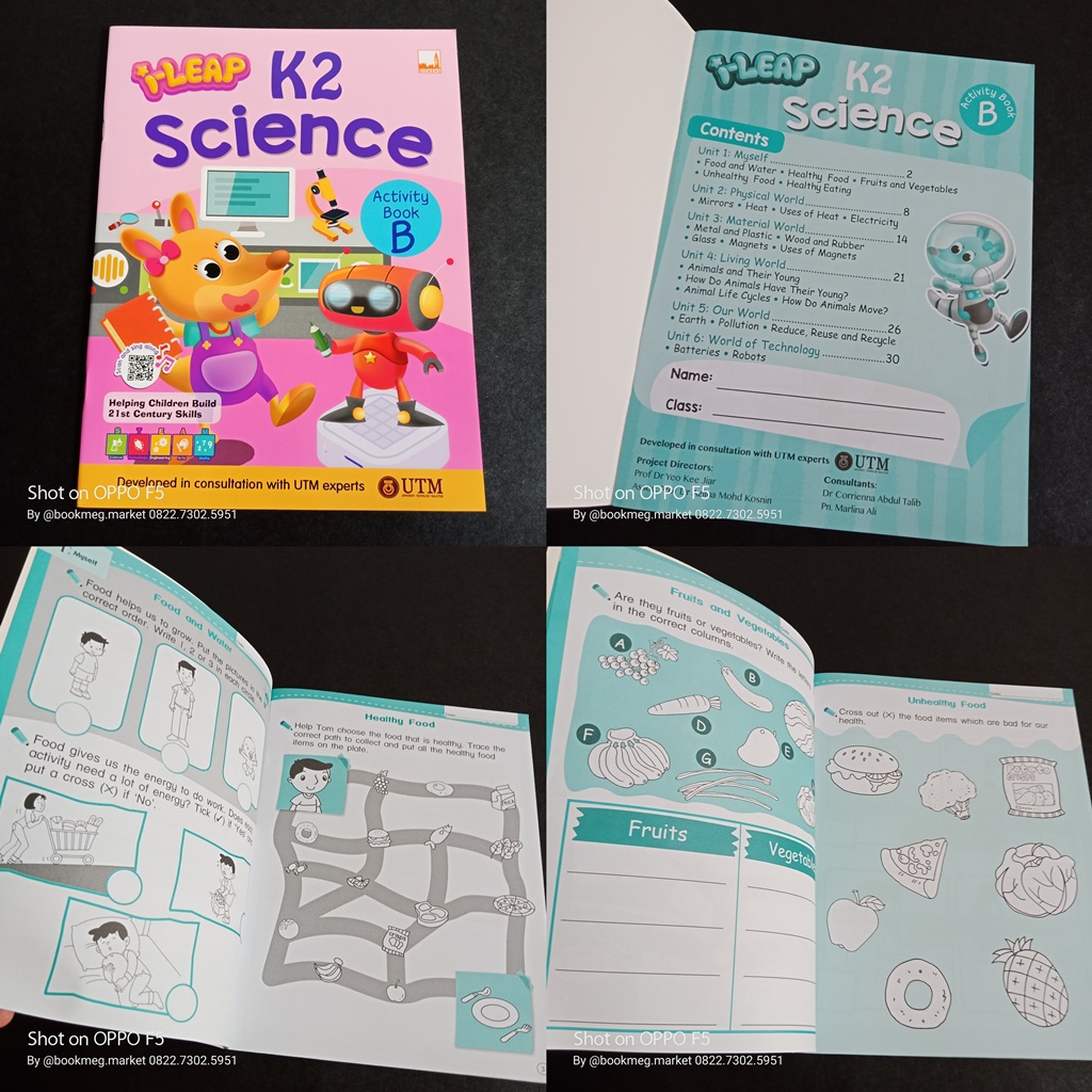 Jual BUKU I-LEAP SCIENCE (NURSERY/K1/K2) (COURSEBOOK & ACTIVITY BOOK ...